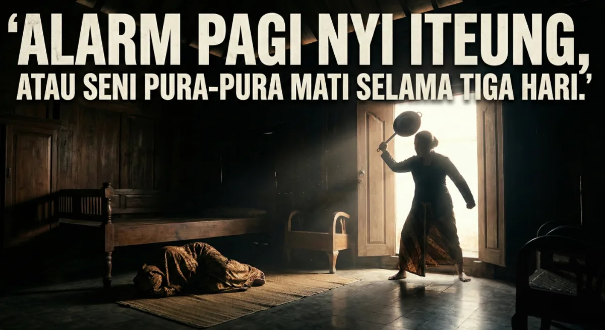 KABAYAN PURA-PURA MATI 3 HARI! NYI ITEUNG NGAMUK PARAH? - Azkadina.com